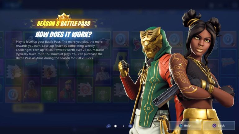 Fortnite Season 8 Battle Pass Skins: Luxe, Blackheart, Hybrid, Peely & More