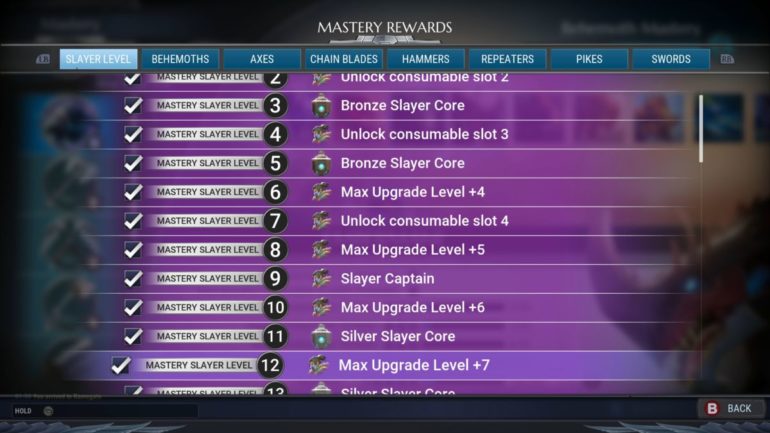 Dauntless Mastery Guide: Slayer Levels, Behemoths & Weapons