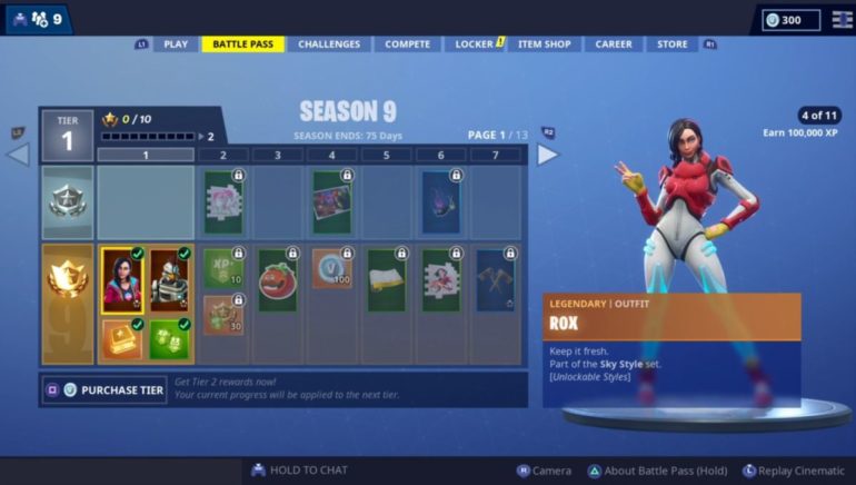 Fortnite Season 9 Battle Pass Skins & Styles: Rox, Vendetta, Vega ...