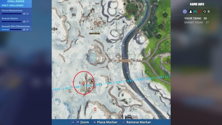 Fortnite Season 9 Fortbyte #19 Location: Accessible With The Vega ...