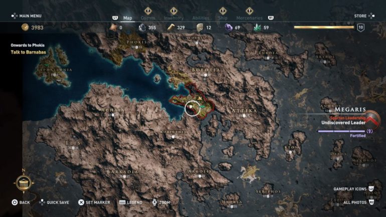 Assassin's Creed Odyssey's Map Size Is A Little Overwhelming (In A Good ...