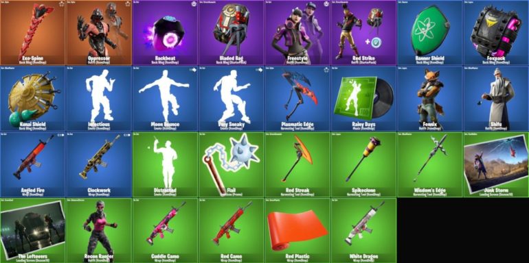 Fortnite v10.10 Leaked Skins: Freestyle, Red Strike, Oppressor, Shifu ...