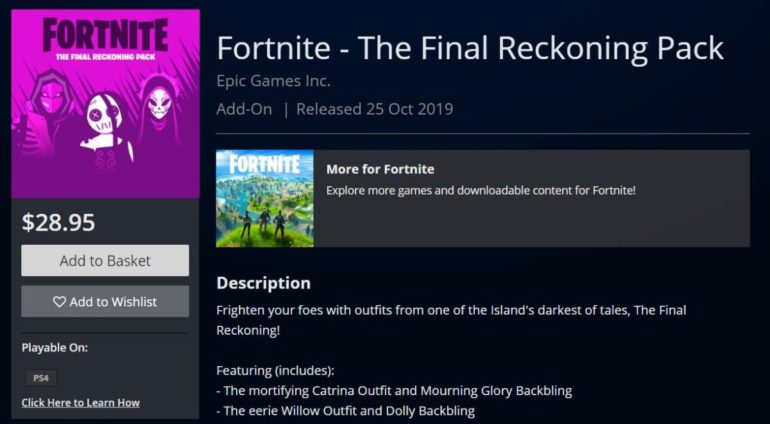 Fortnite The Final Reckoning Pack Available Now - Cultured Vultures