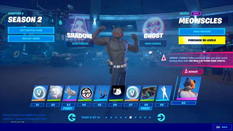 Fortnite: Chapter 2 - Season 2 Battle Pass Skins: Meowscles, Midas ...
