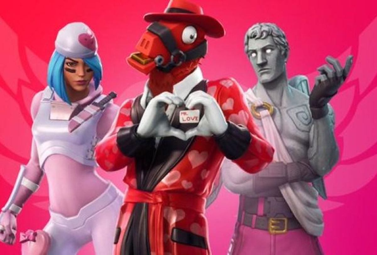 Fortnite's v11.50 Leaked Skins Look Like A Valentine's Day Crossover