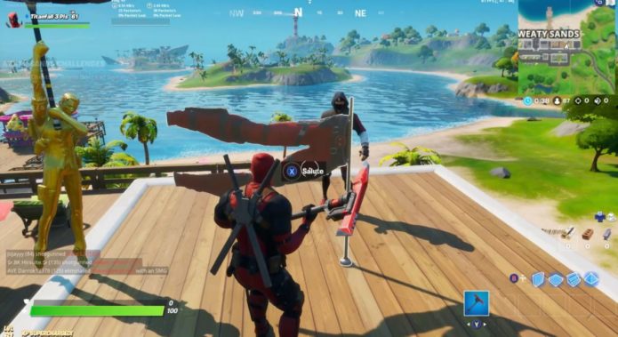 Fortnite Deadpool Challenges: Salute Deadpool's Pants - Cultured Vultures