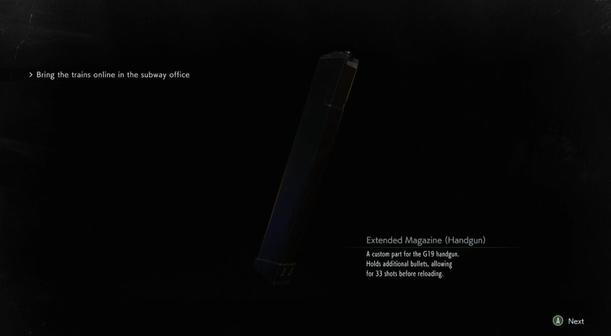 Resident Evil 3: How To Get The Extended Magazine (Handgun)