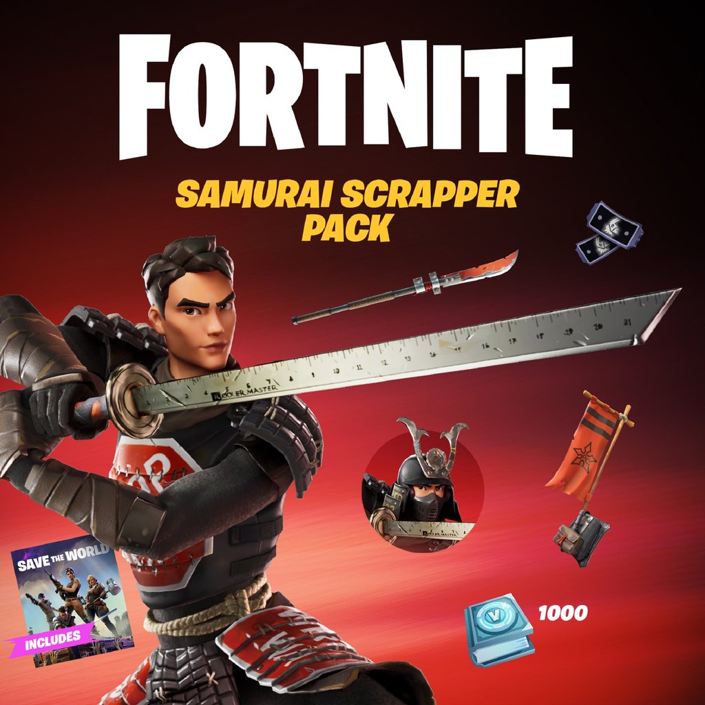 Fortnite Samurai Scrapper Pack Available Now - Cultured Vultures