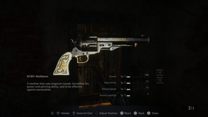 Resident Evil Village: Where To Find The M1851 Wolfsbane (Magnum)