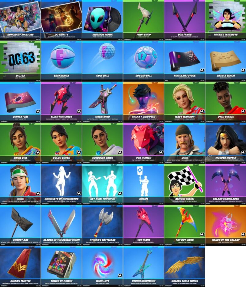 Fortnite v17.40 Leaked Skins: Cade, Galaxy Grappler, Tie Dye Skins & More