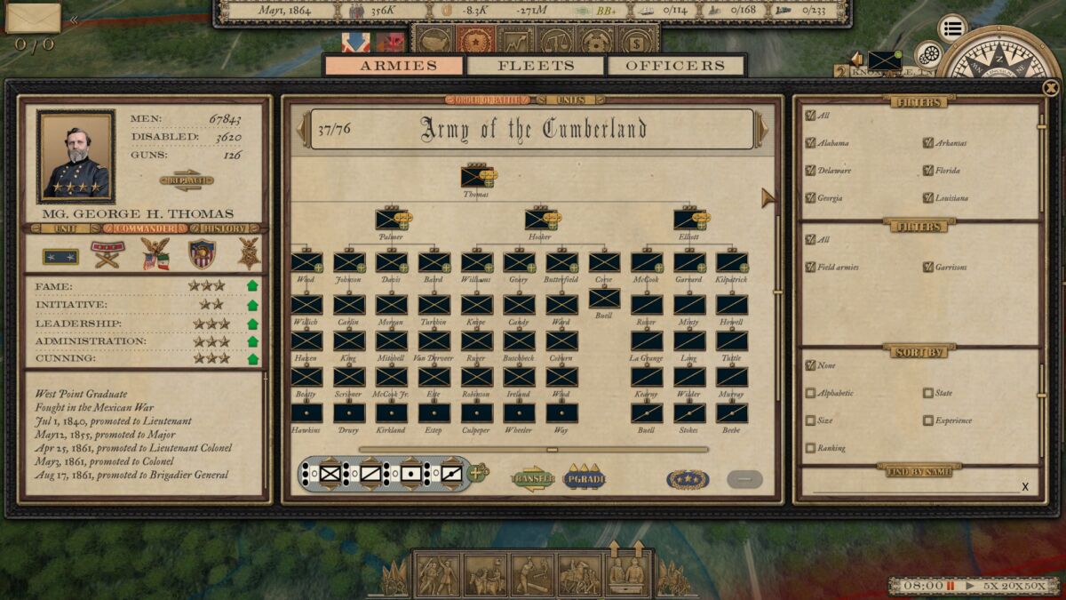 Grand Tactician: The Civil War (1861-65) Army Organization Guide ...