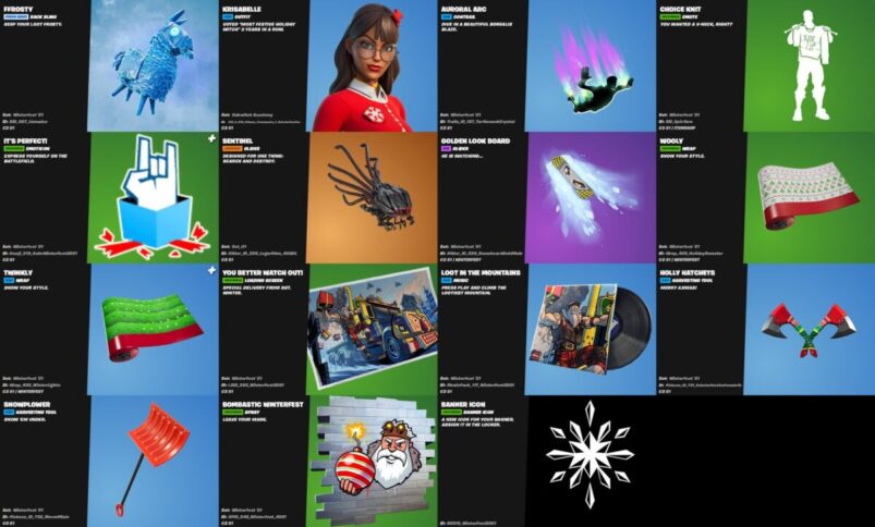 Fortnite Winterfest 2021: All Christmas Challenges & Free Rewards