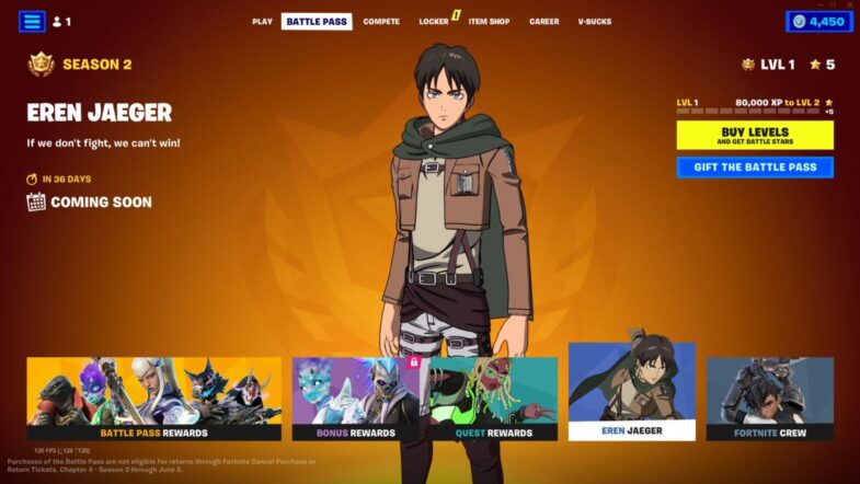 Fortnite: How To Unlock Eren Yeager (UPDATED) - Cultured Vultures