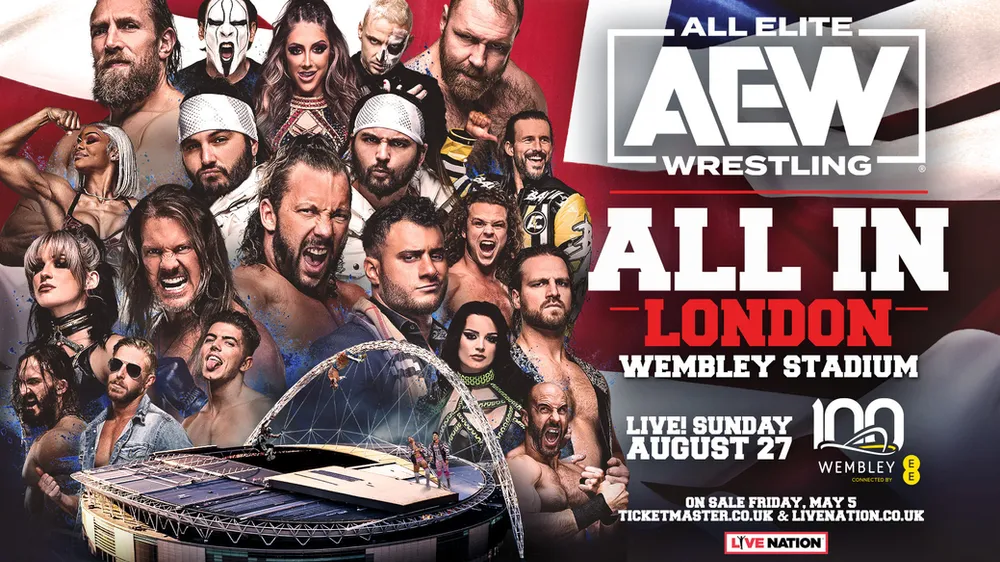 AEW Confirms Huge UK Show For August At Wembley Stadium